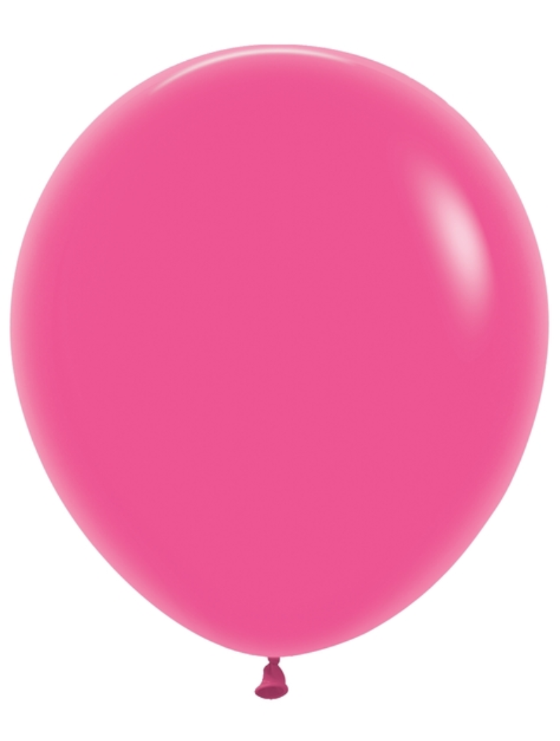 18 Inch Sempertex Deluxe Fuchsia Latex Balloons | 25 Count - Wholesale ...