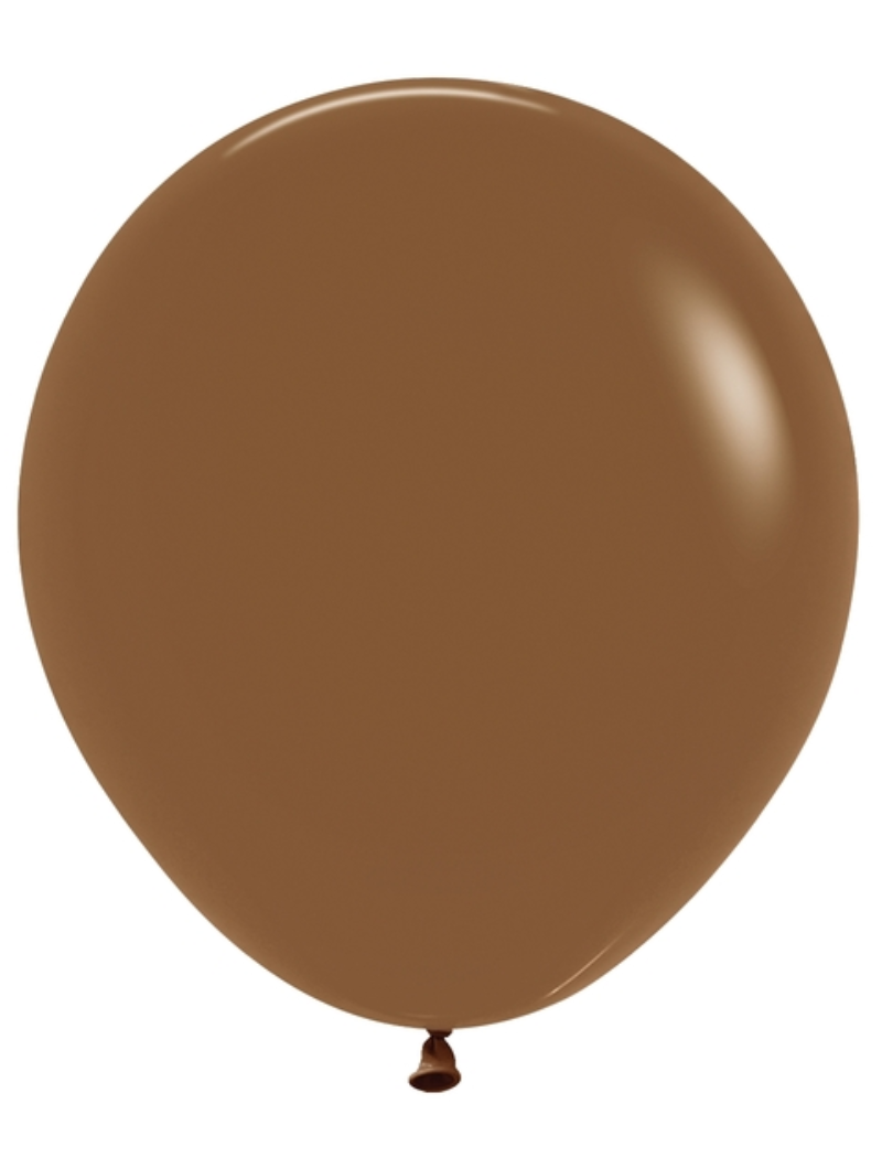 18 Inch Sempertex Deluxe Coffee Latex Balloons | 25 Count - Wholesale ...