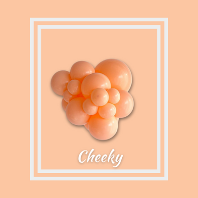 17 Inch TUFTEX Cheeky - Peach Latex Balloons | 72 Count - Wholesale ...