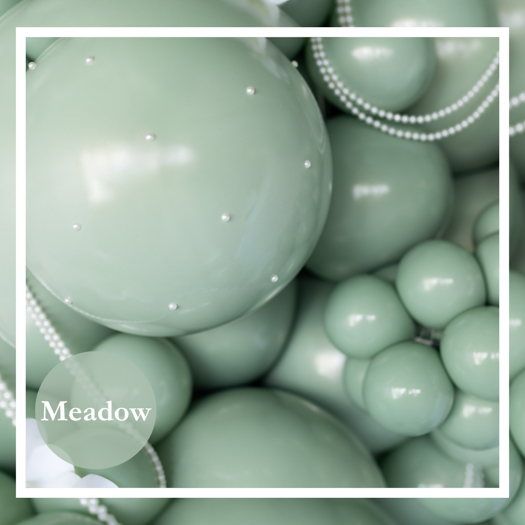 17 Inch Tuftex Pearlized Meadow Latex Balloons | 72 Count - Wholesale ...