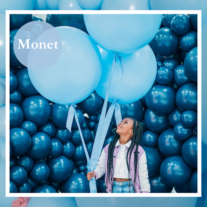 24 Inch TUFTEX Monet - Baby Blue Latex Balloons | 25 Count - Wholesale ...