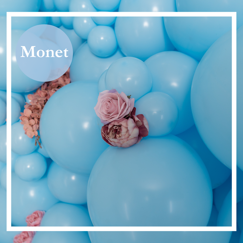 17 Inch TUFTEX Monet - Baby Blue Latex Balloons | 50 Count - Wholesale ...