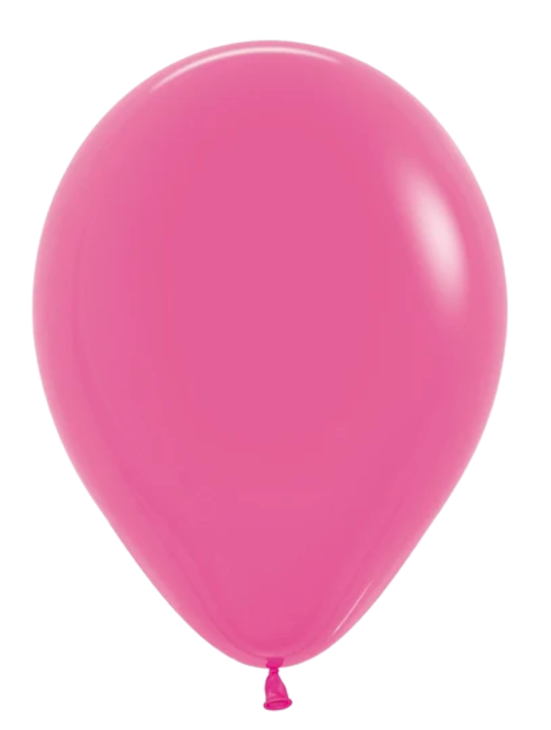 11 Inch Sempertex Deluxe Fuchsia Latex Balloons | 100 Count - Wholesale ...