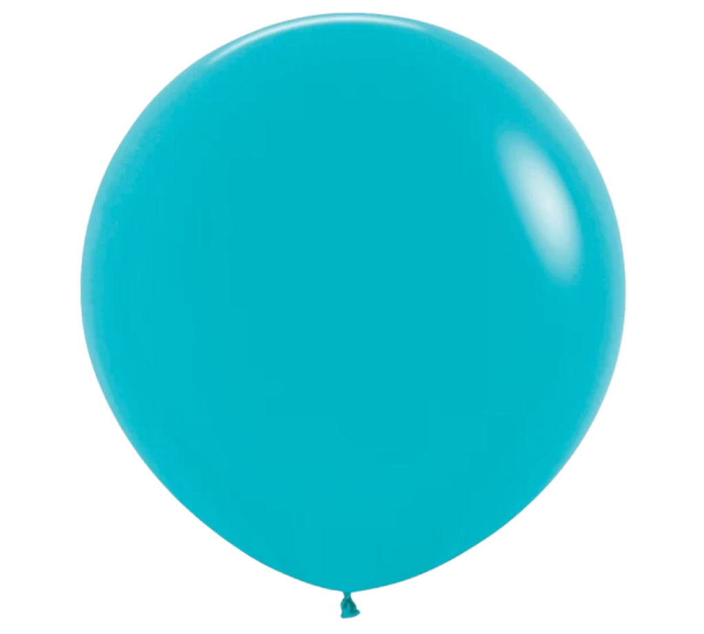 24 Inch Sempertex Deluxe Turquoise Blue Latex Balloons | 10 Count ...