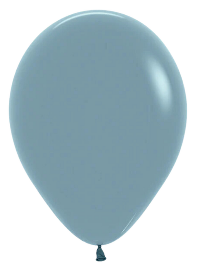 5 Inch Sempertex Pastel Dusk Blue Latex Balloons | 100 Count ...