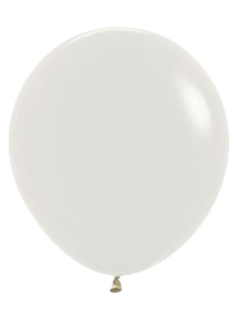 18 Inch Sempertex Pastel Dusk Cream Latex Balloons | 25 Count ...