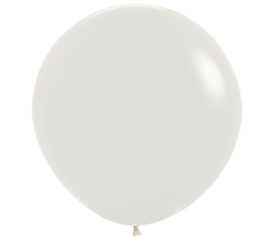 24 Inch Sempertex Pastel Dusk Cream Latex Balloons | 10 Count ...