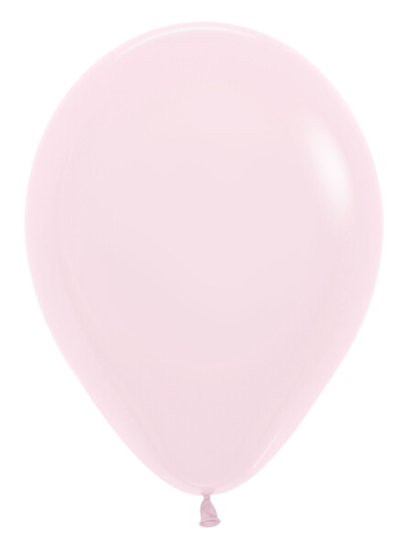 5 Inch Sempertex Pastel Matte Pink Latex Balloons | 100 Count ...