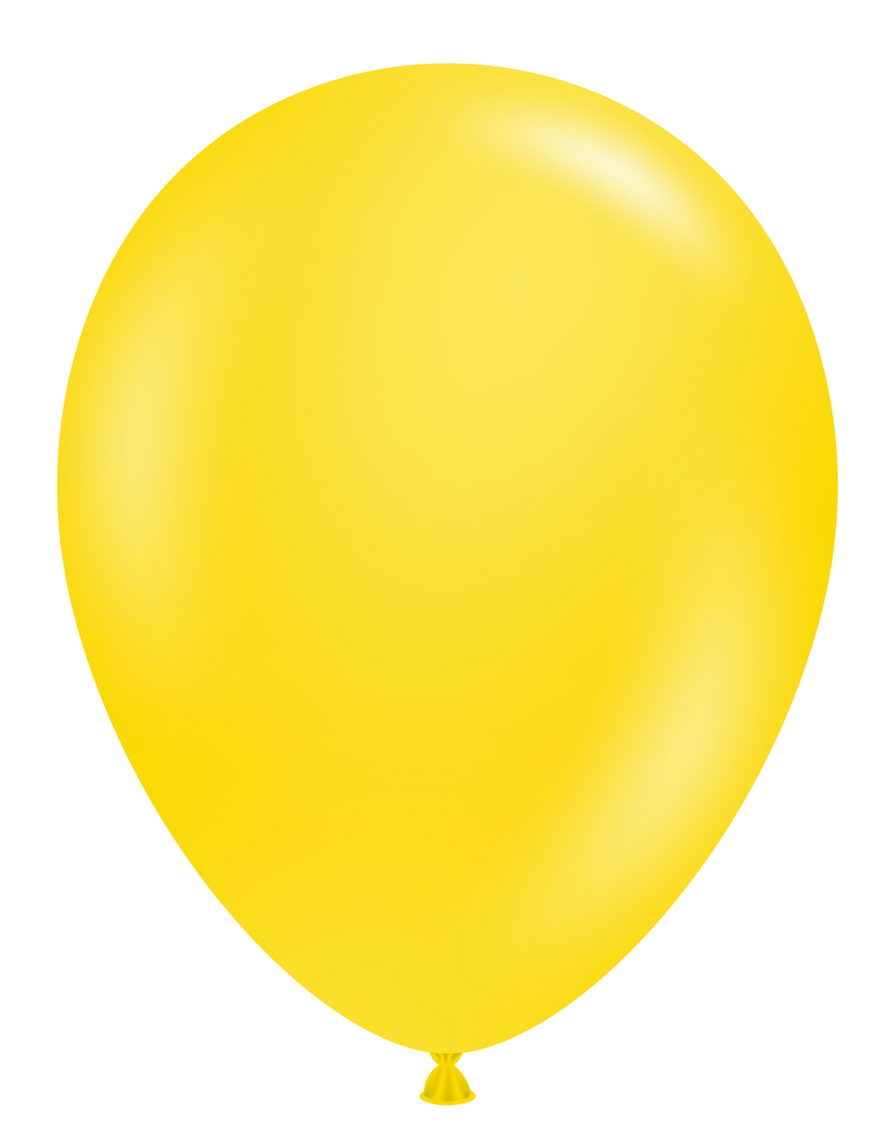 17 Inch TUFTEX Yellow Latex Balloons | 50 Count - Wholesale Balloons