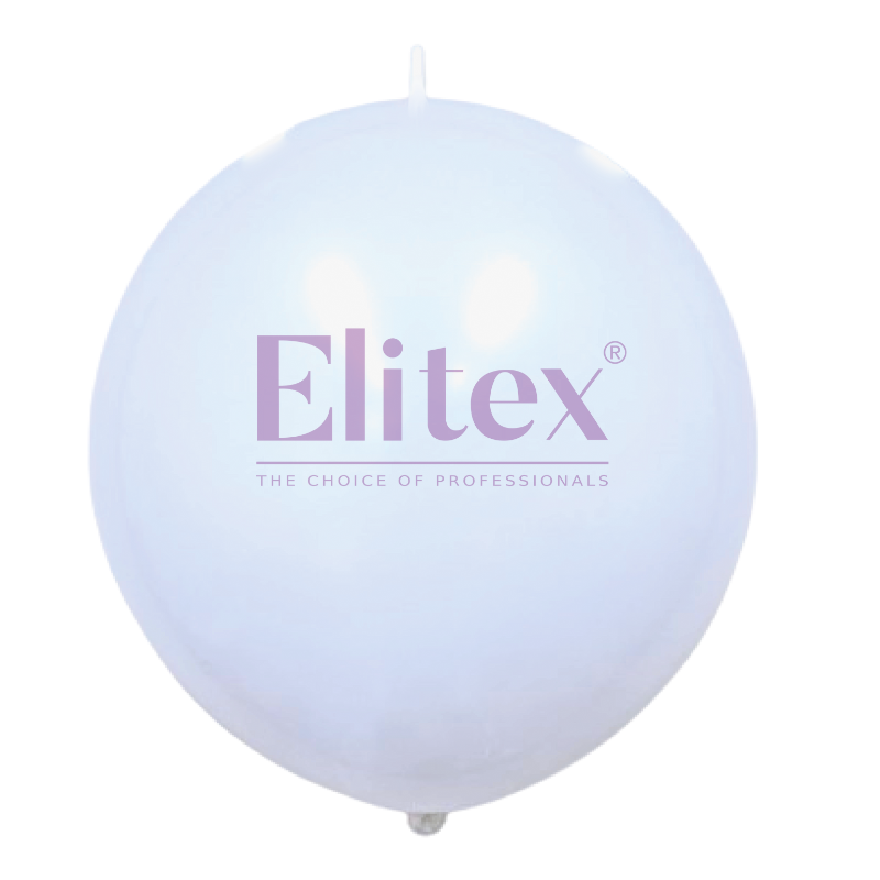 12" Elitex White Standard Link Latex Balloons | 100 Count - Wholesale ...