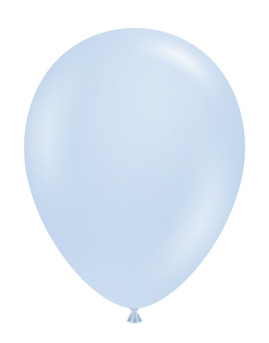 17 Inch TUFTEX Monet - Baby Blue Latex Balloons | 50 Count - Wholesale ...