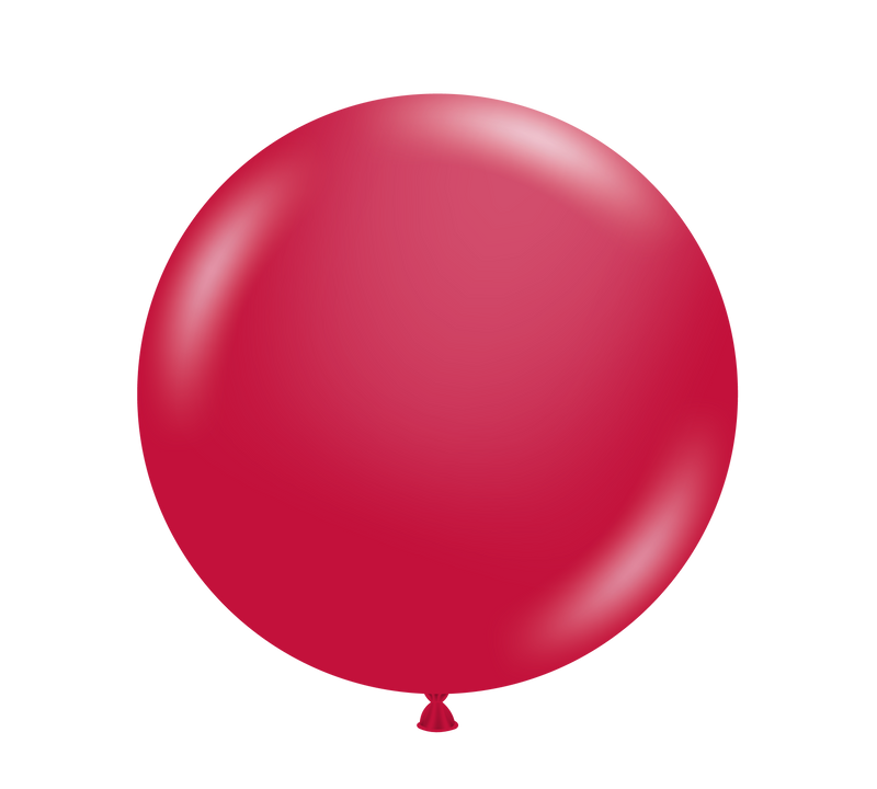 24 Inch Tuftex Metallic Pearlized Starfire Red Latex Balloons | 25 ...