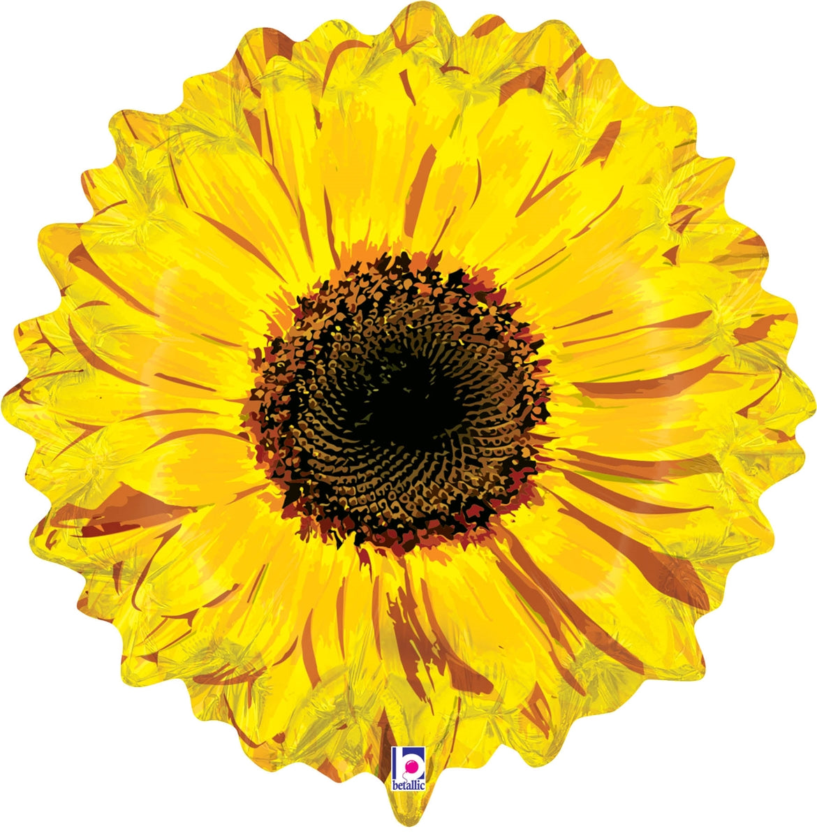 Betallic 20" Yellow Flower Bloom Foil Balloon - 1 Count | Wholesale ...