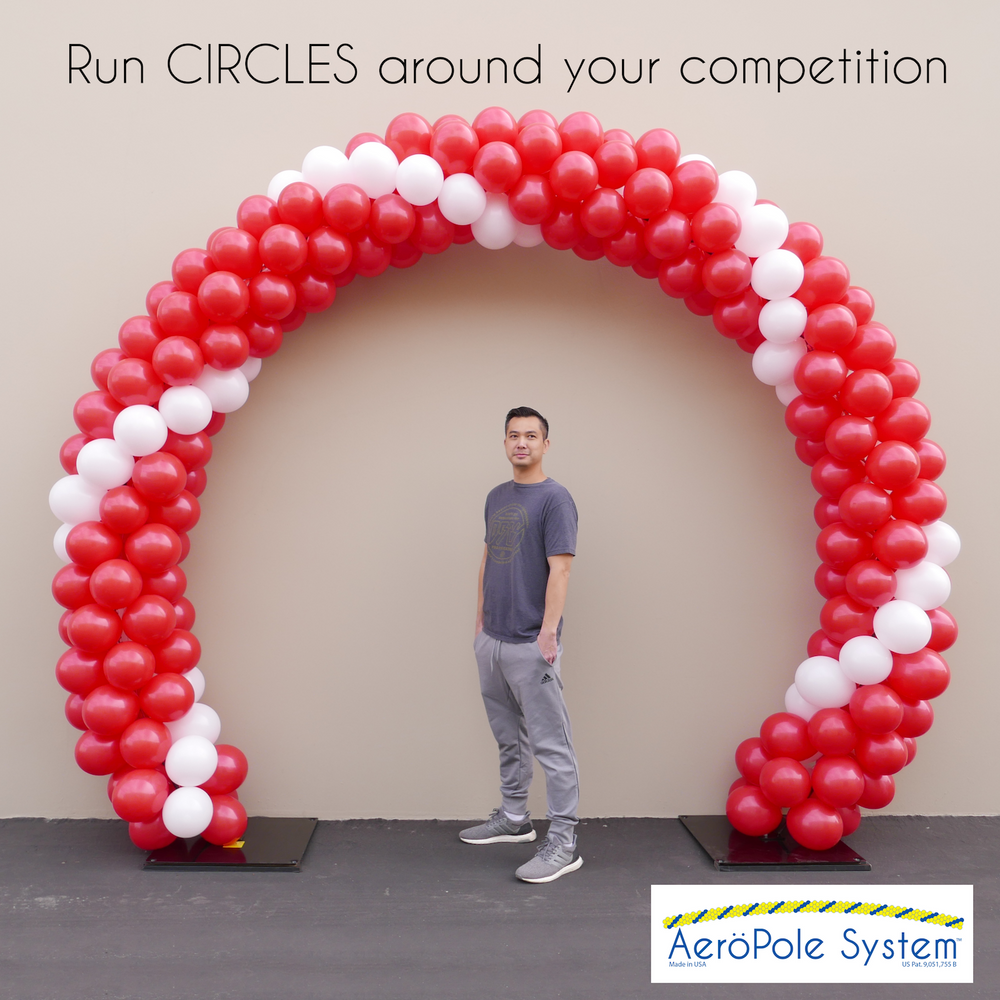 AeroPole Circle Arch Adapter Kit - Build A Circle Balloon Arch | Poles ...