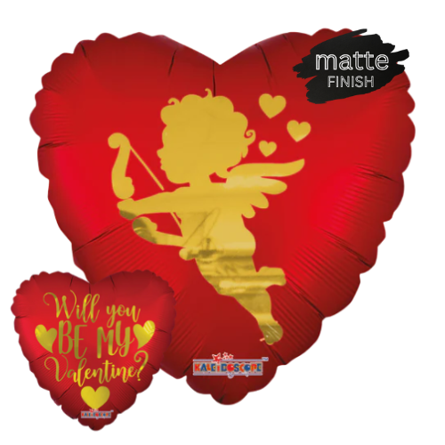 Conver 18" Valentine Cupid Heart Foil Balloon | Buy 5 Or More Save 20%